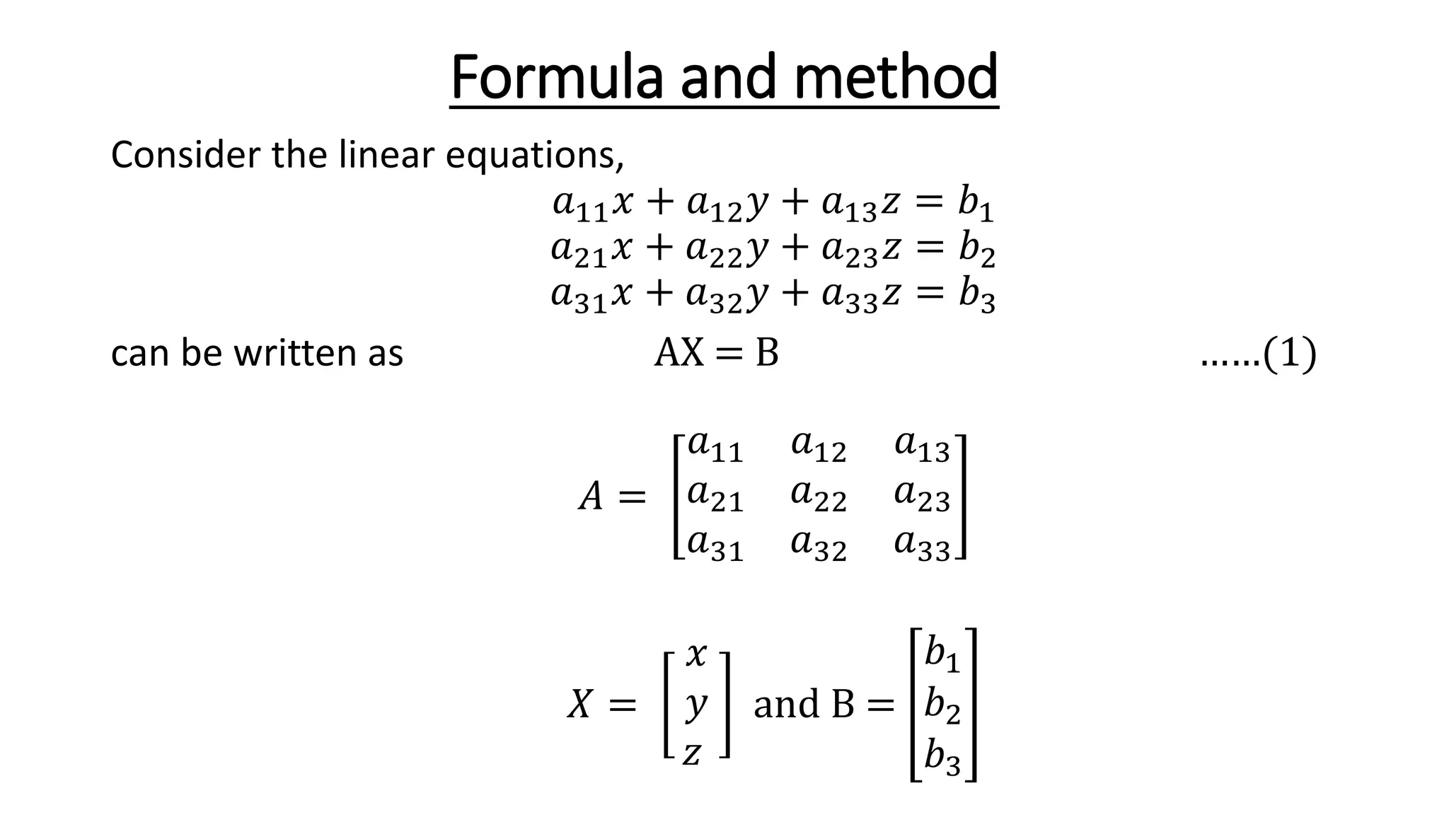 Triangularization method | PPTX