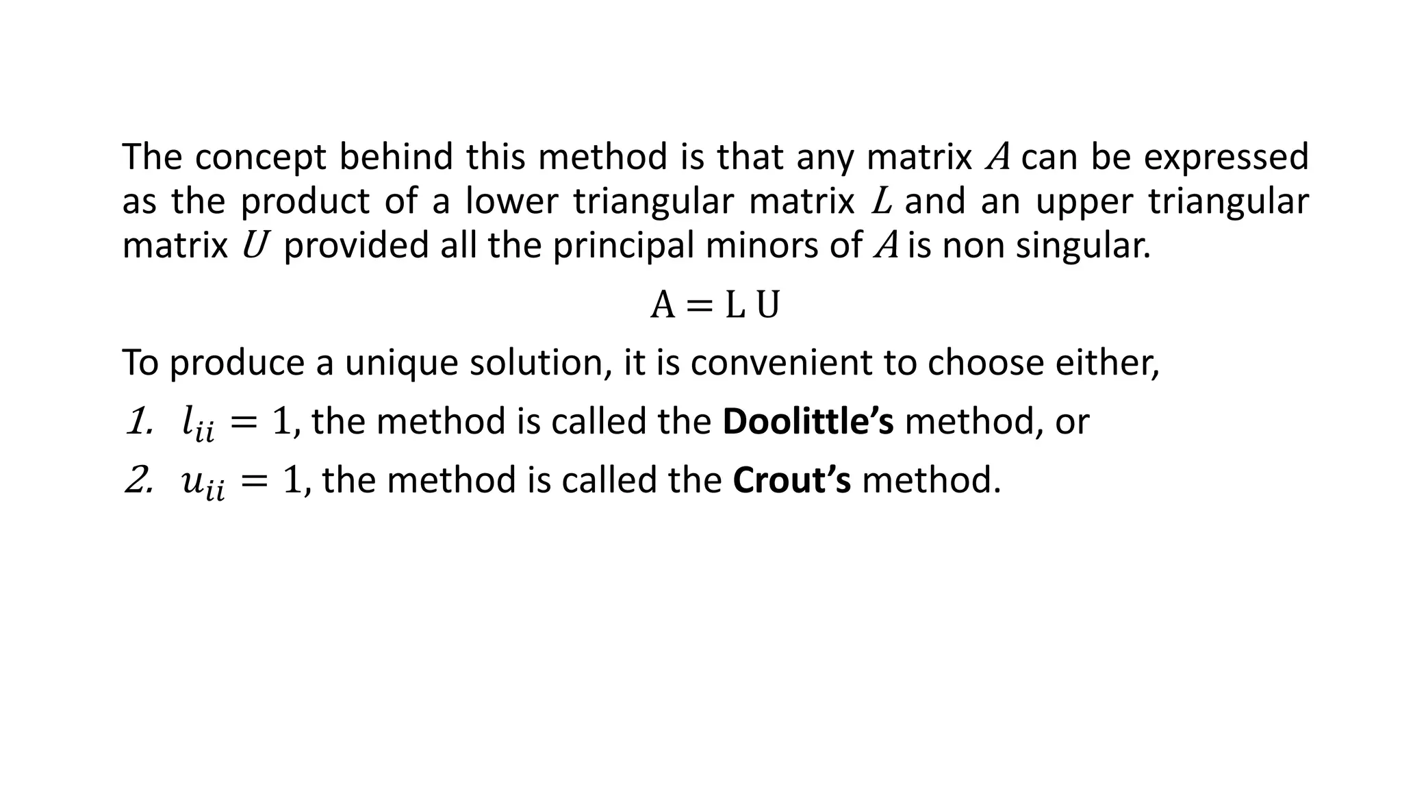Triangularization method | PPTX