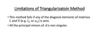 Triangularization method | PPTX