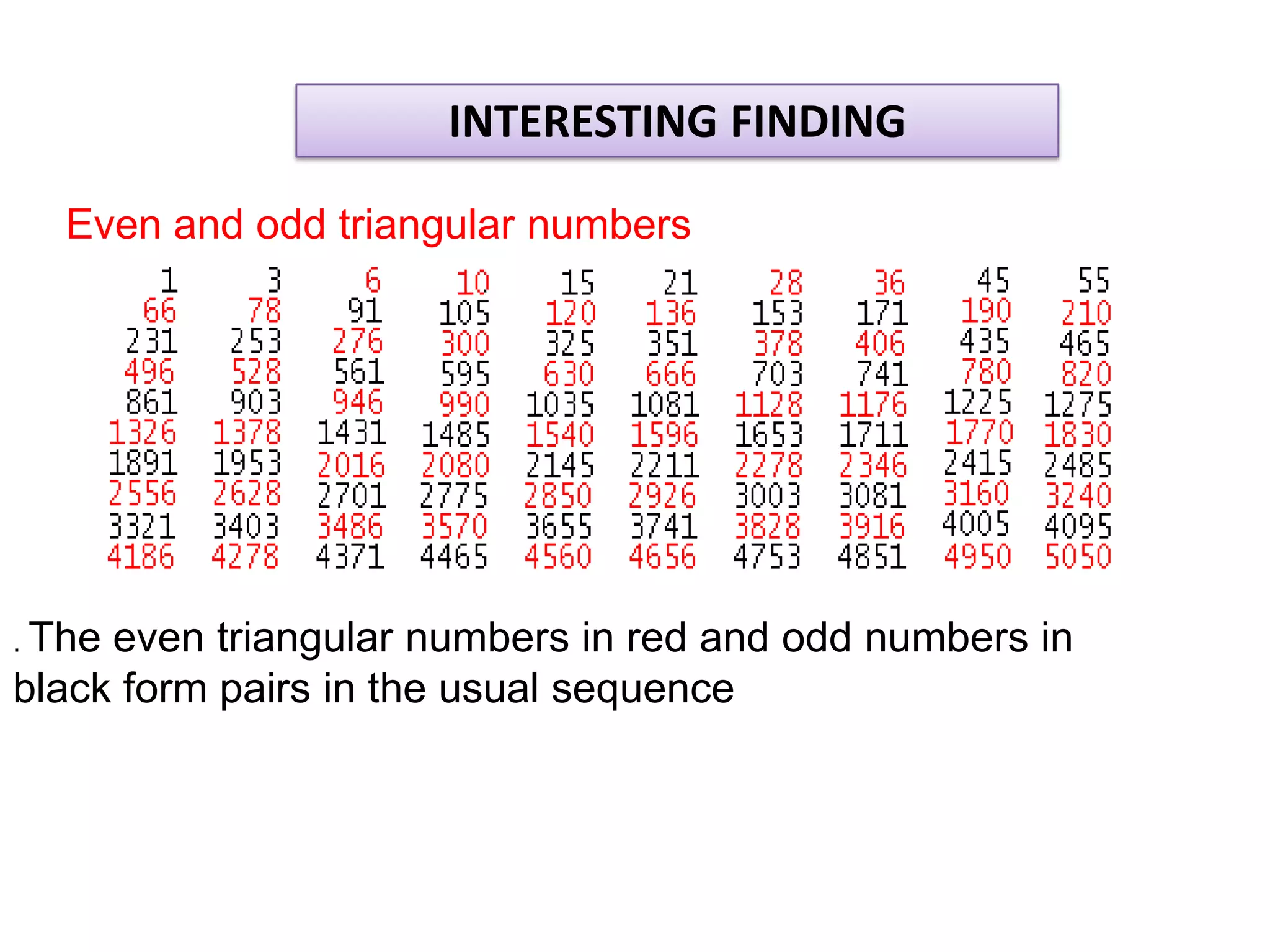Triangular numbers | PPTX
