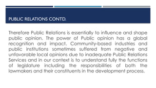 TRIANGULAR RELATIONS: A CATALYST FOR EFFECTIVE LEGISLATIVE PROCESS | PPT