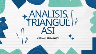 analisa TRIANGULASI data dalam ketahanan | PPTX
