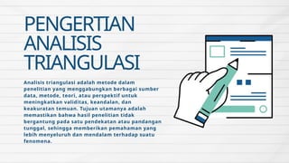 analisa TRIANGULASI data dalam ketahanan | PPTX