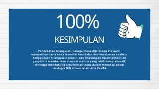 analisa TRIANGULASI data dalam ketahanan | PPTX