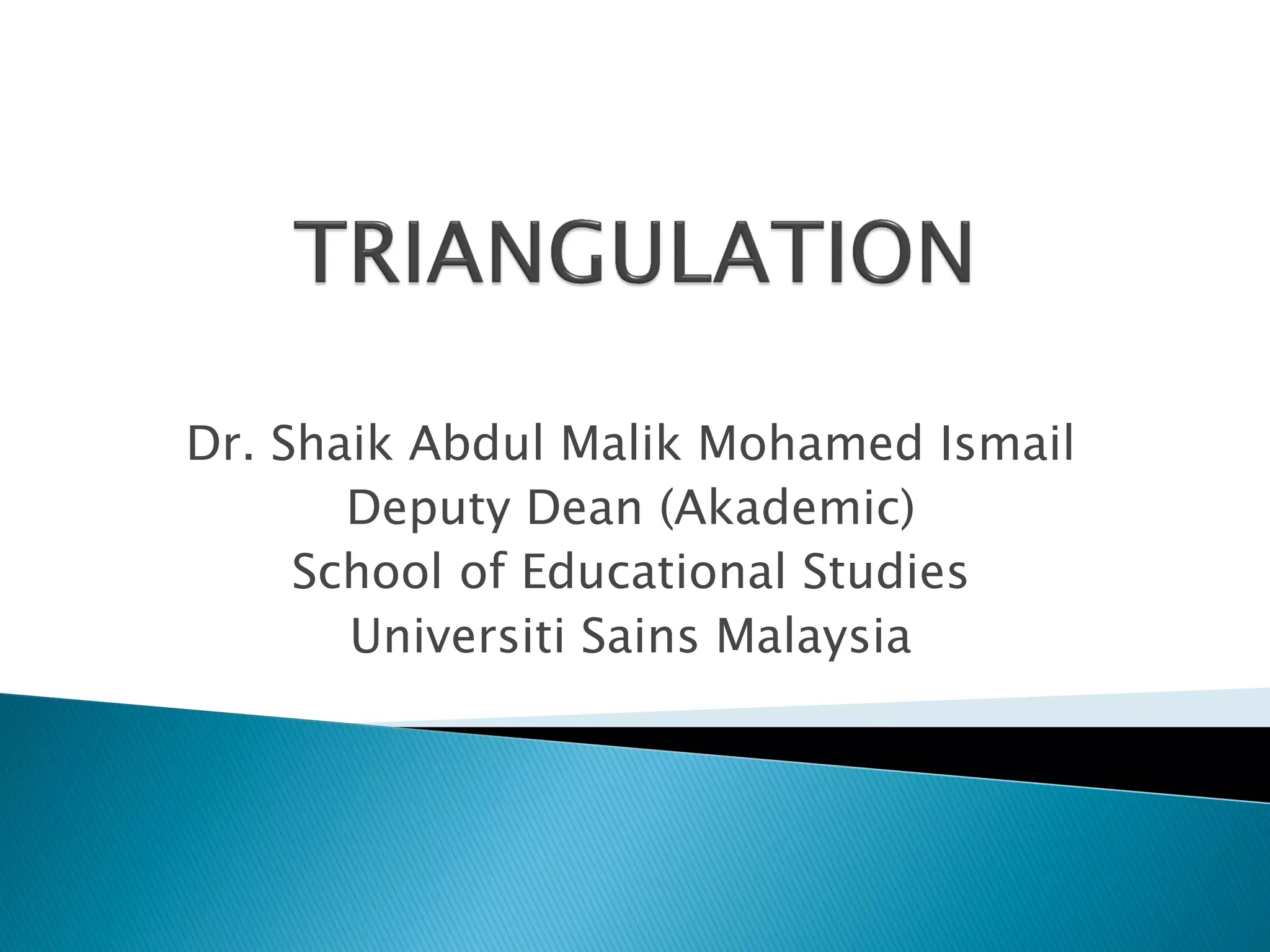 Triangulation | PDF