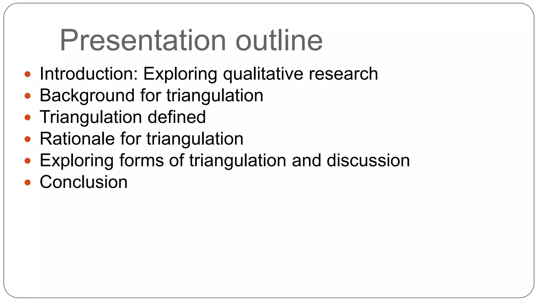 Triangulation | PPTX