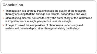 Triangulation | PPTX