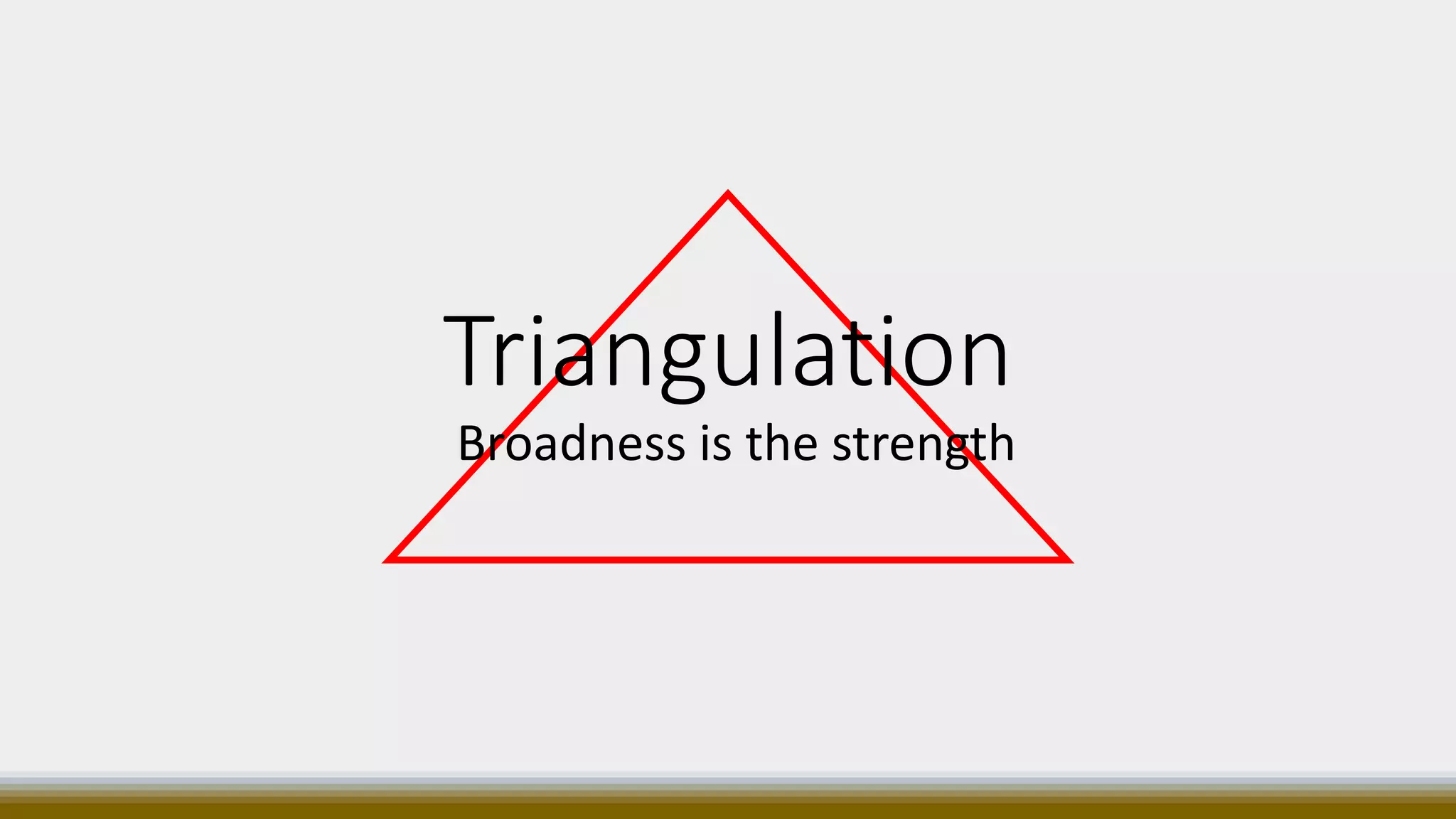 Triangulation | PPTX