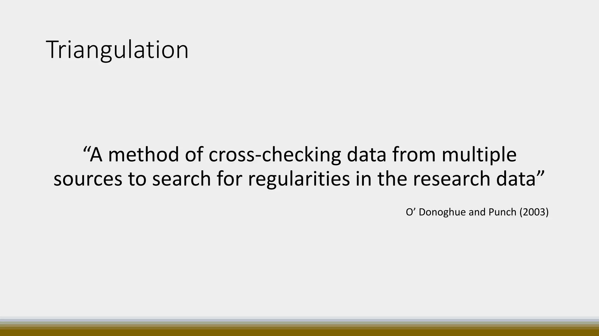 Triangulation | PPTX