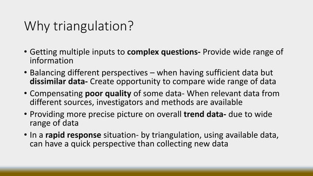 Triangulation Pptx Science