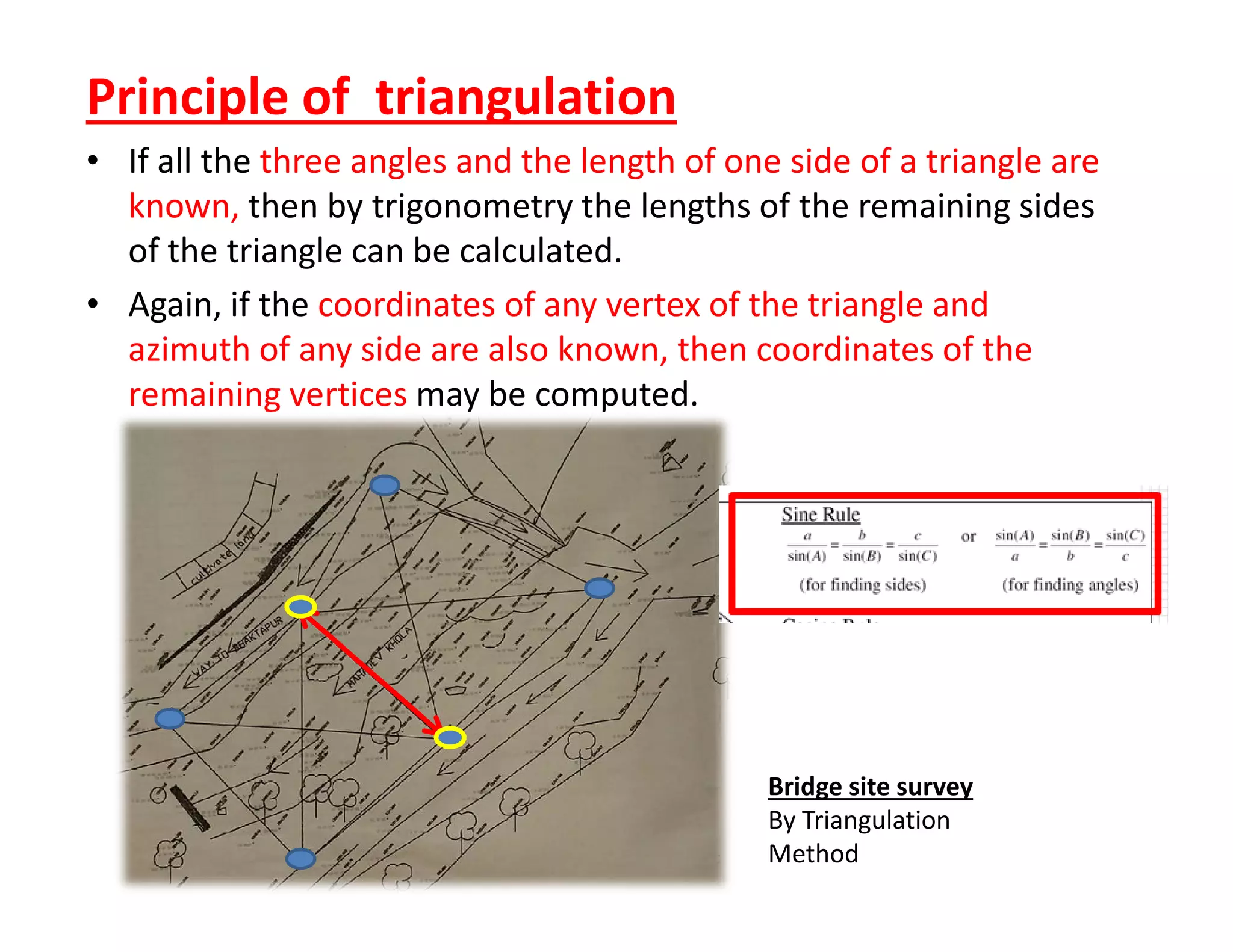 Triangulation and Trilateration | PDF