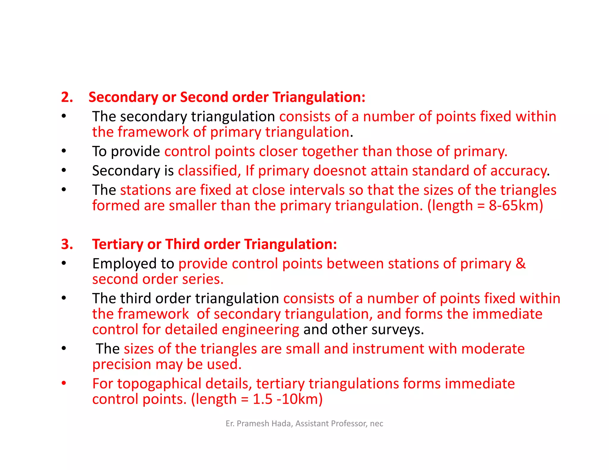 Triangulation and Trilateration | PDF