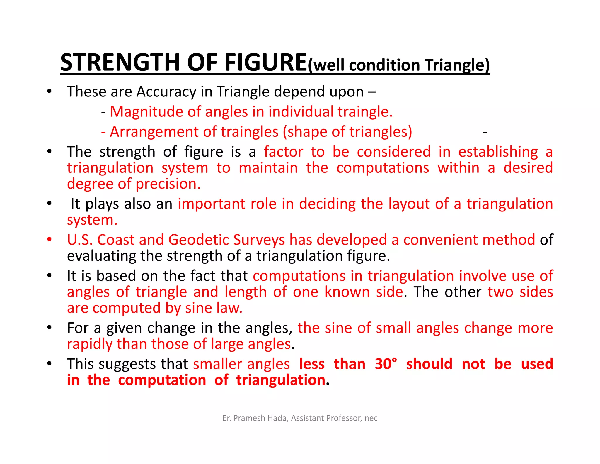 Triangulation and Trilateration | PDF