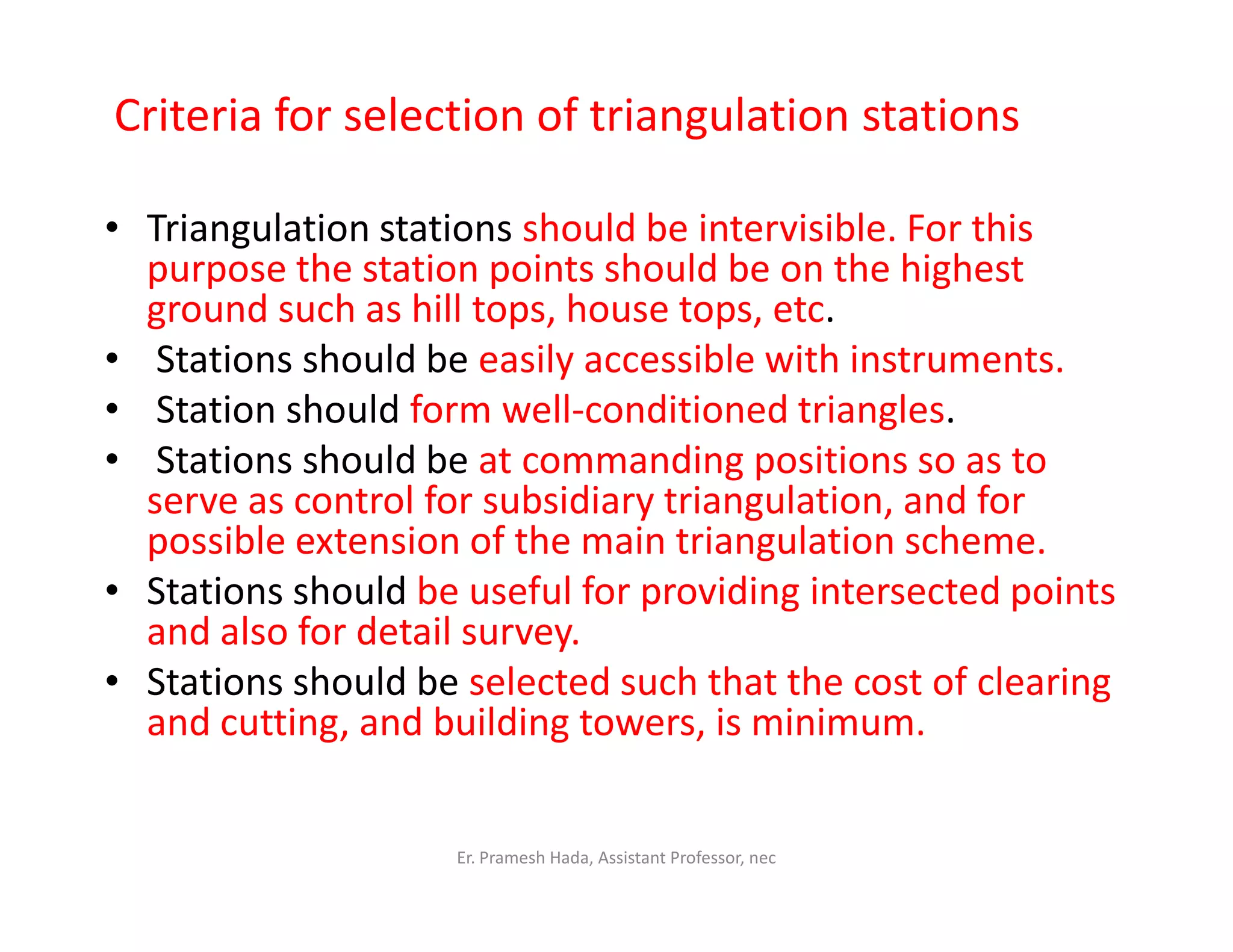 Triangulation and Trilateration | PDF