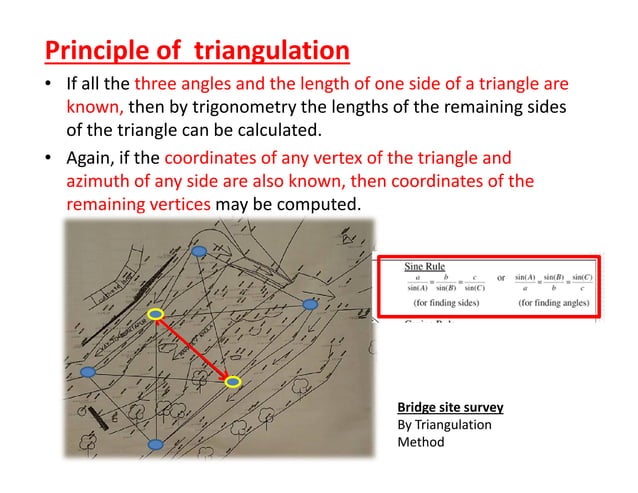 Triangulation and Trilateration