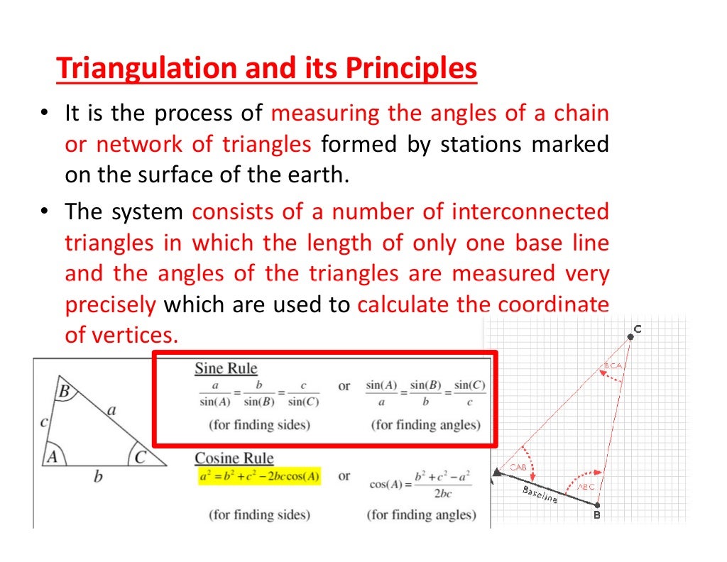 Triangulation And Trilateration