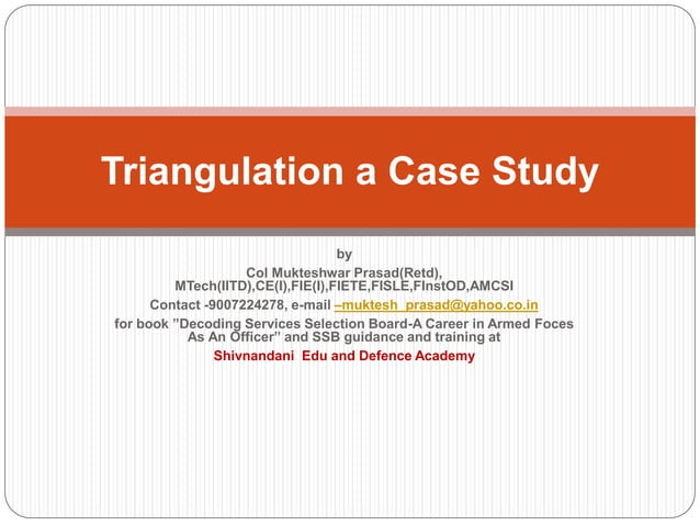 Triangulation new | PPT