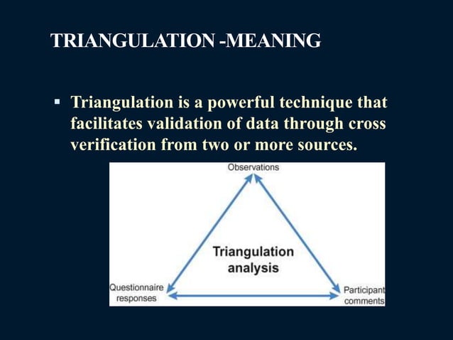Triangulation ppt modified | PPT
