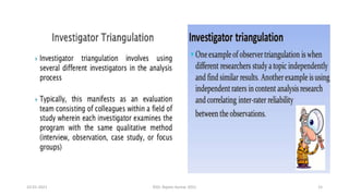 Triangulation research | PPTX