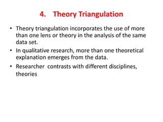 Triangulation- Approach to Establish Credibility and Dependability of ...