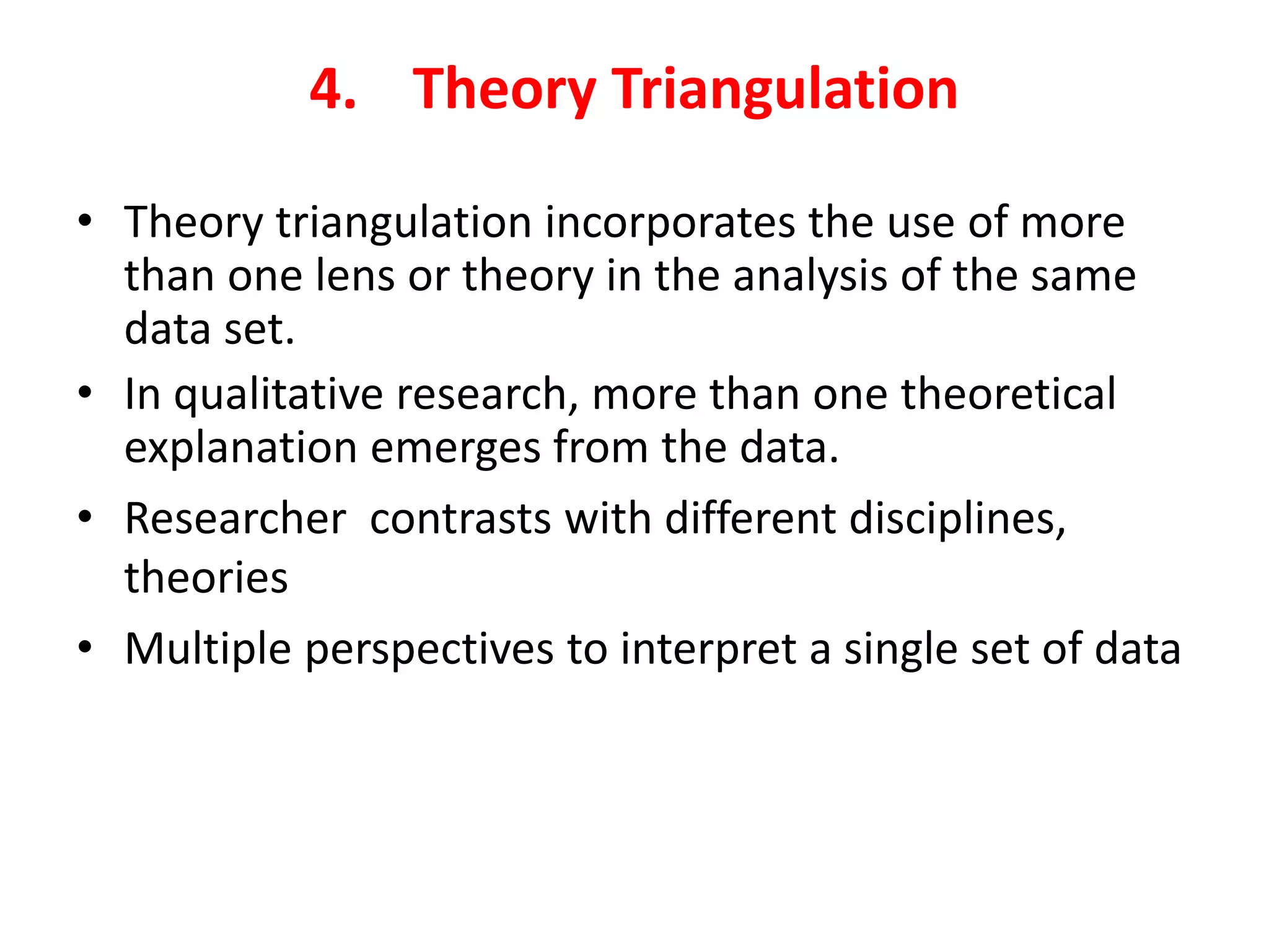 Triangulation: An Approach to establish Credibility and Dependability ...