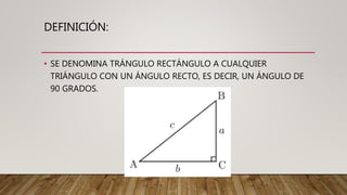 Triangulo rectangulo | PPTX