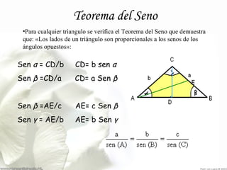 Triangulos cuadrilateros (trigonometria) | PPT