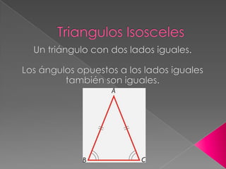 Triangulos isosceles | PPTX