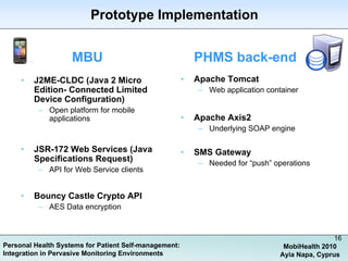Personal Health Systems for Patient Self-management: Integration in ...