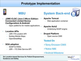 On Location-based Services for Patient Empowerment, Guidance and Safety ...