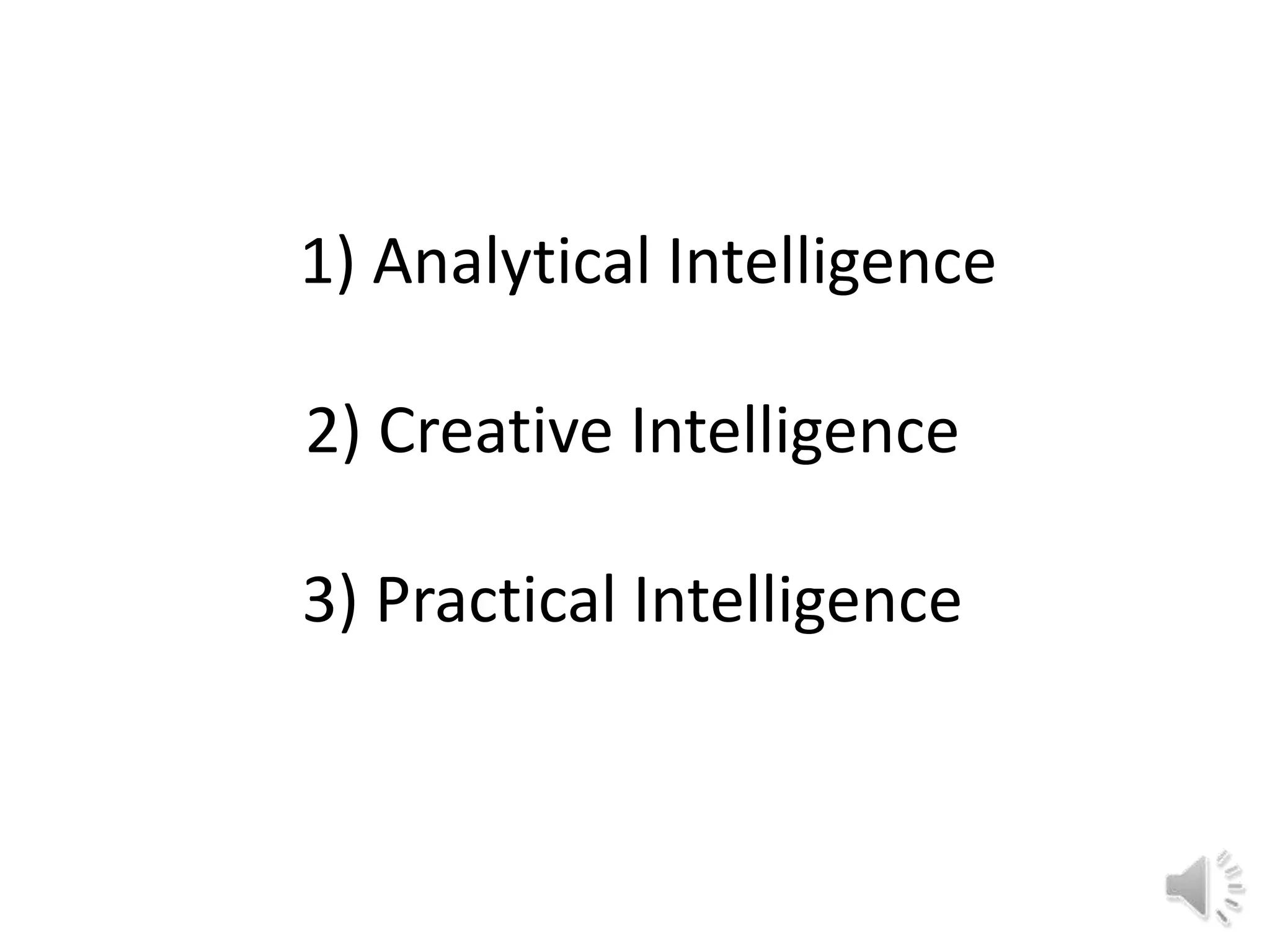 Triarchic theory of intelligence | PPTX