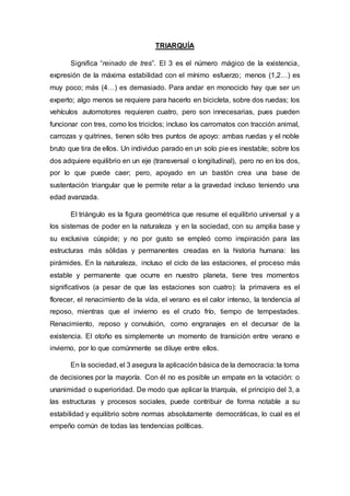Triarquía en la alternabilidad | DOCX
