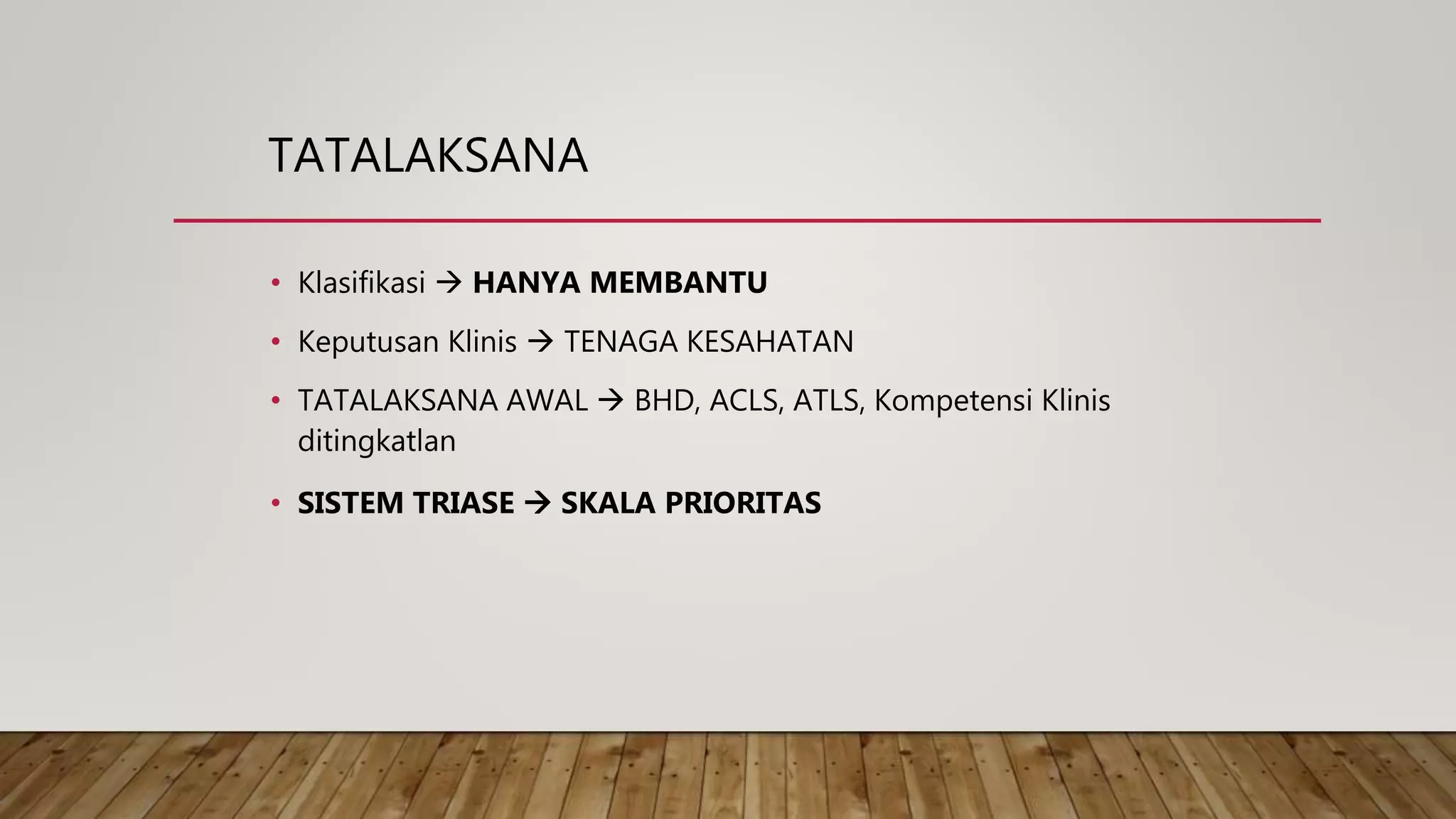 Triase, rujukan, dan evakuasi tgc | PPTX
