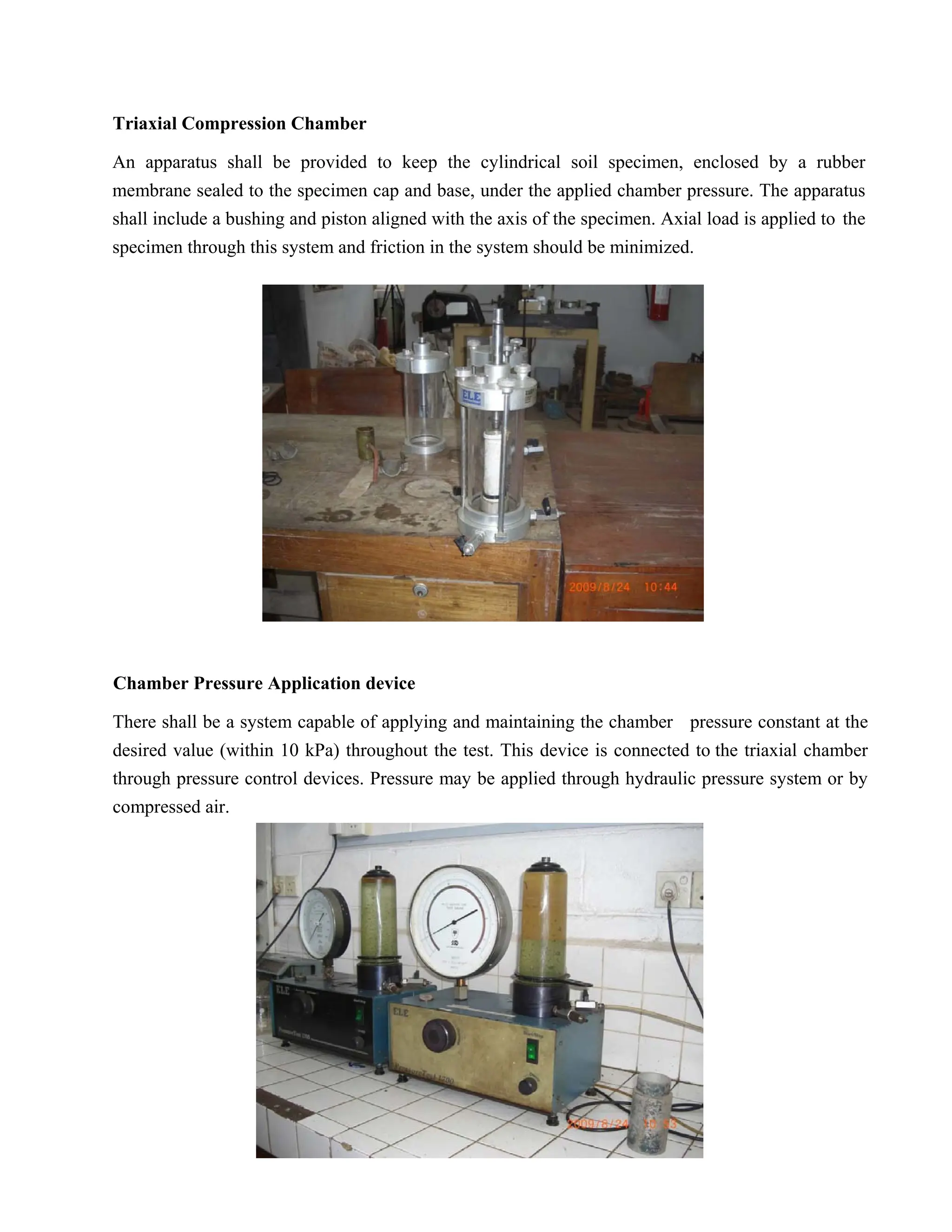 A triaxial test is a laboratory procedure | PDF