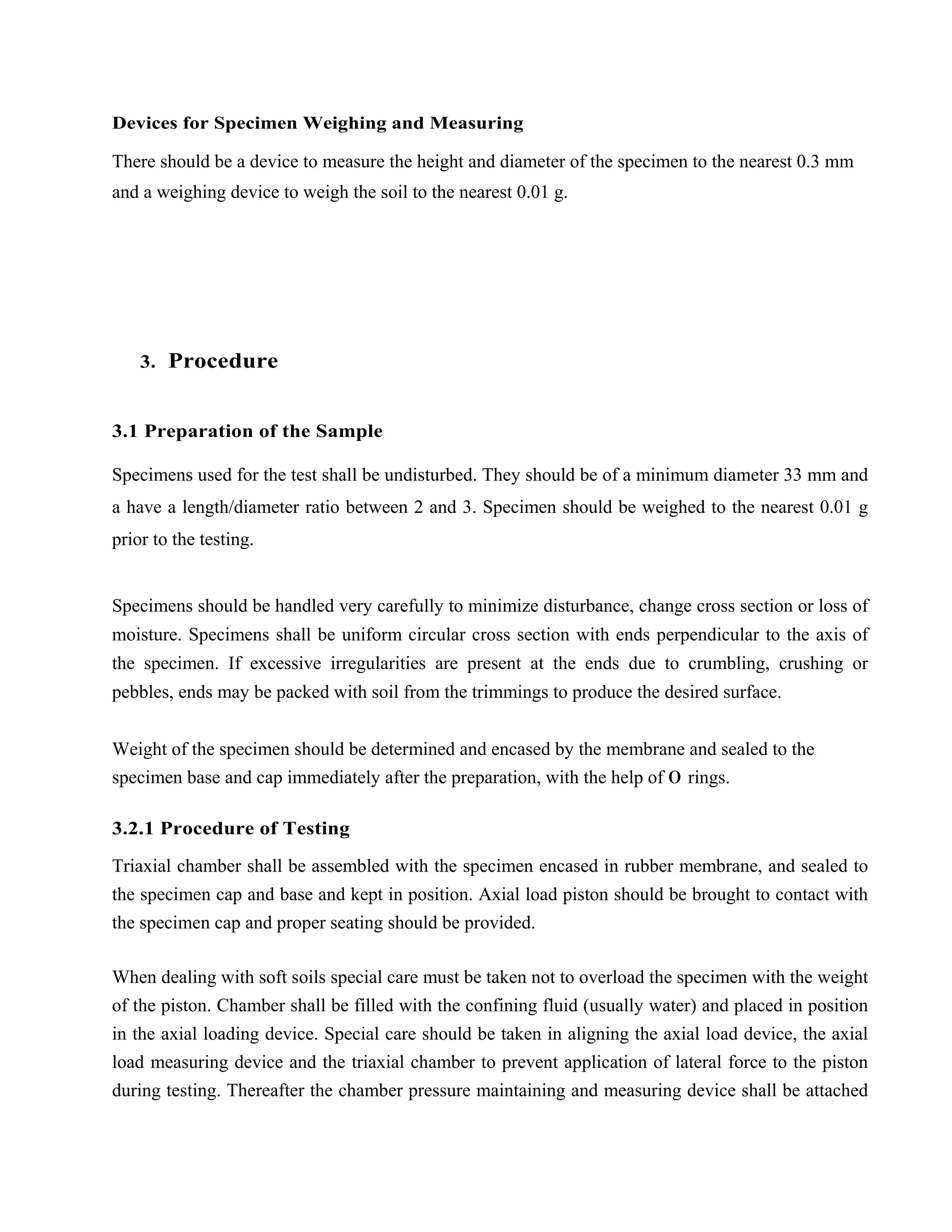 A triaxial test is a laboratory procedure | PDF