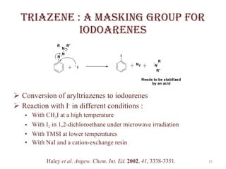 Triazenes : A Versatile Tool In Medicinal Chemistry [Autosaved] | PPT