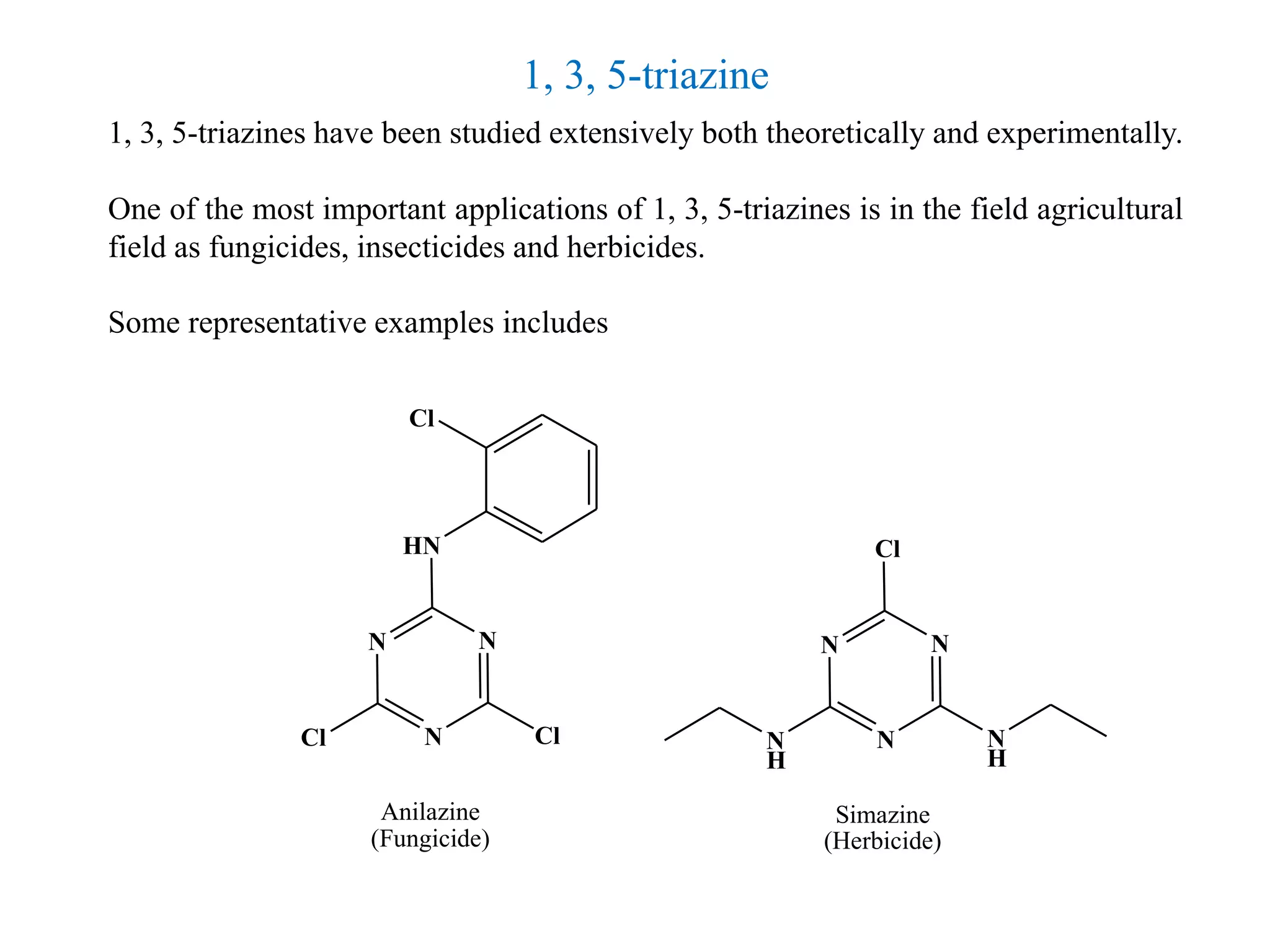 Synthesis, aromatic character and reaction of Triazines | PPTX