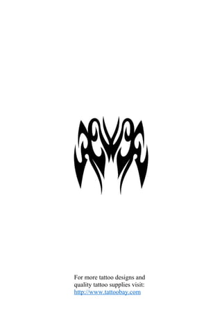 Tribal Letter M Tattoo Designs