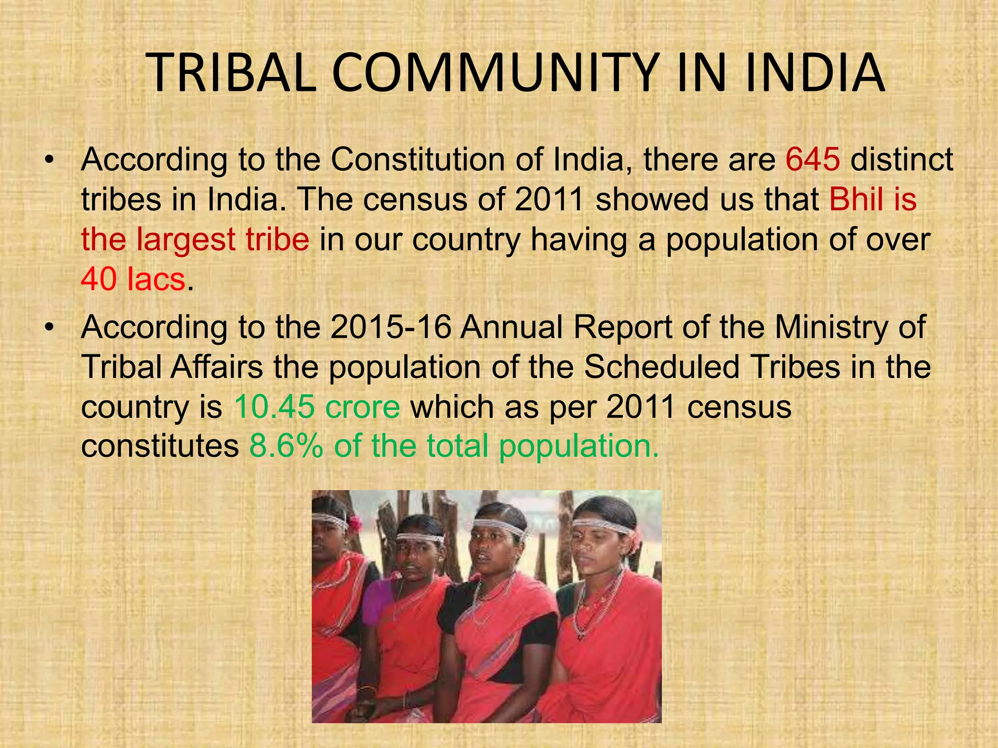 Tribal communities | PPTX