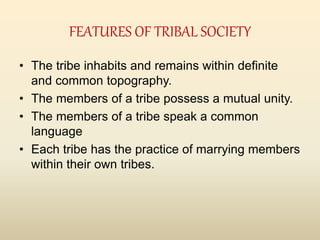 Tribal communities | PPTX