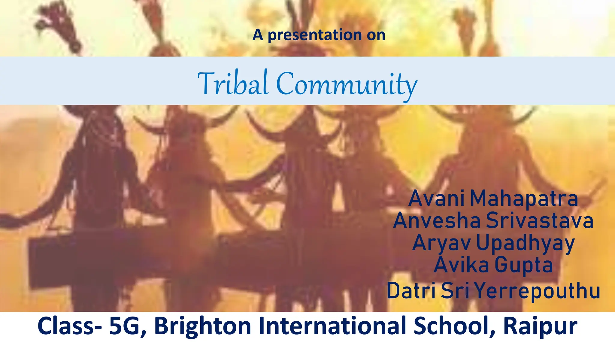 Tribal Community.pptx ffgfvvvvvvv5644ggfgdgdsgv | PPTX