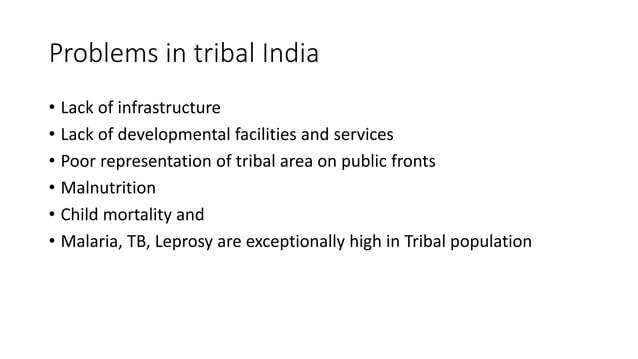 Tribal health | PPTX | Infectious Diseases | Diseases and Conditions