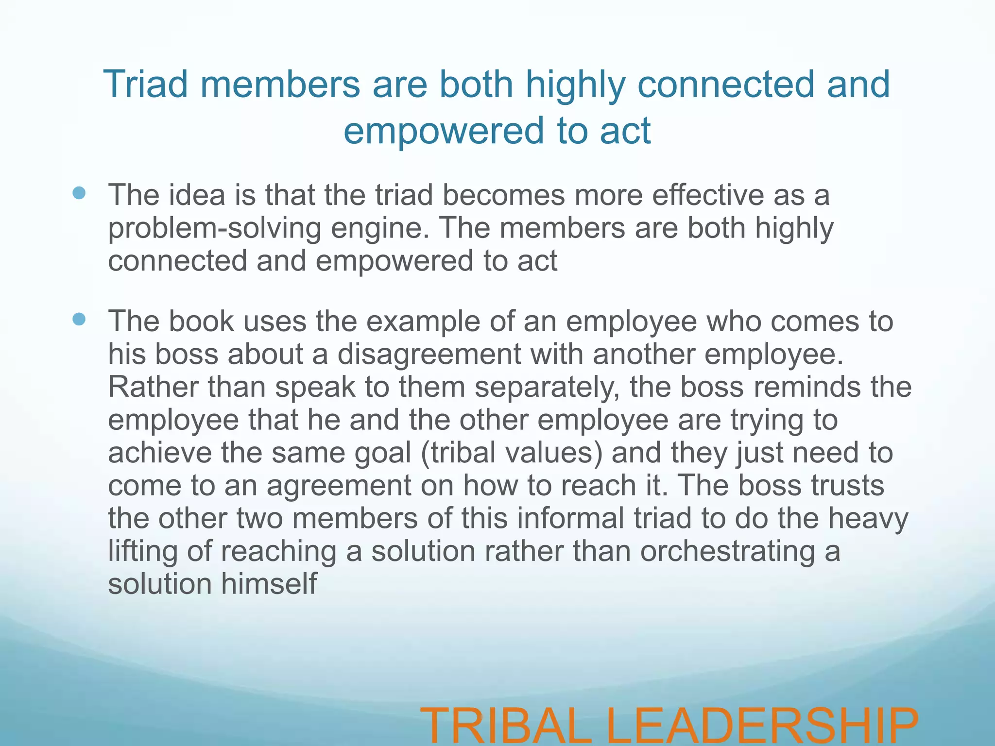 Tribal leadership slideshare | PPTX