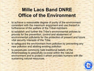 Tribal P2 Mille Lacs (NPPR) | PPT