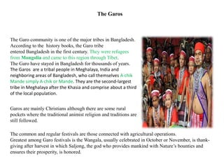 Tribal people of Bangladesh | PPTX
