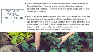 TRIBAL POPULATION AND THEIR RIGHTS IN INDIA.pptx