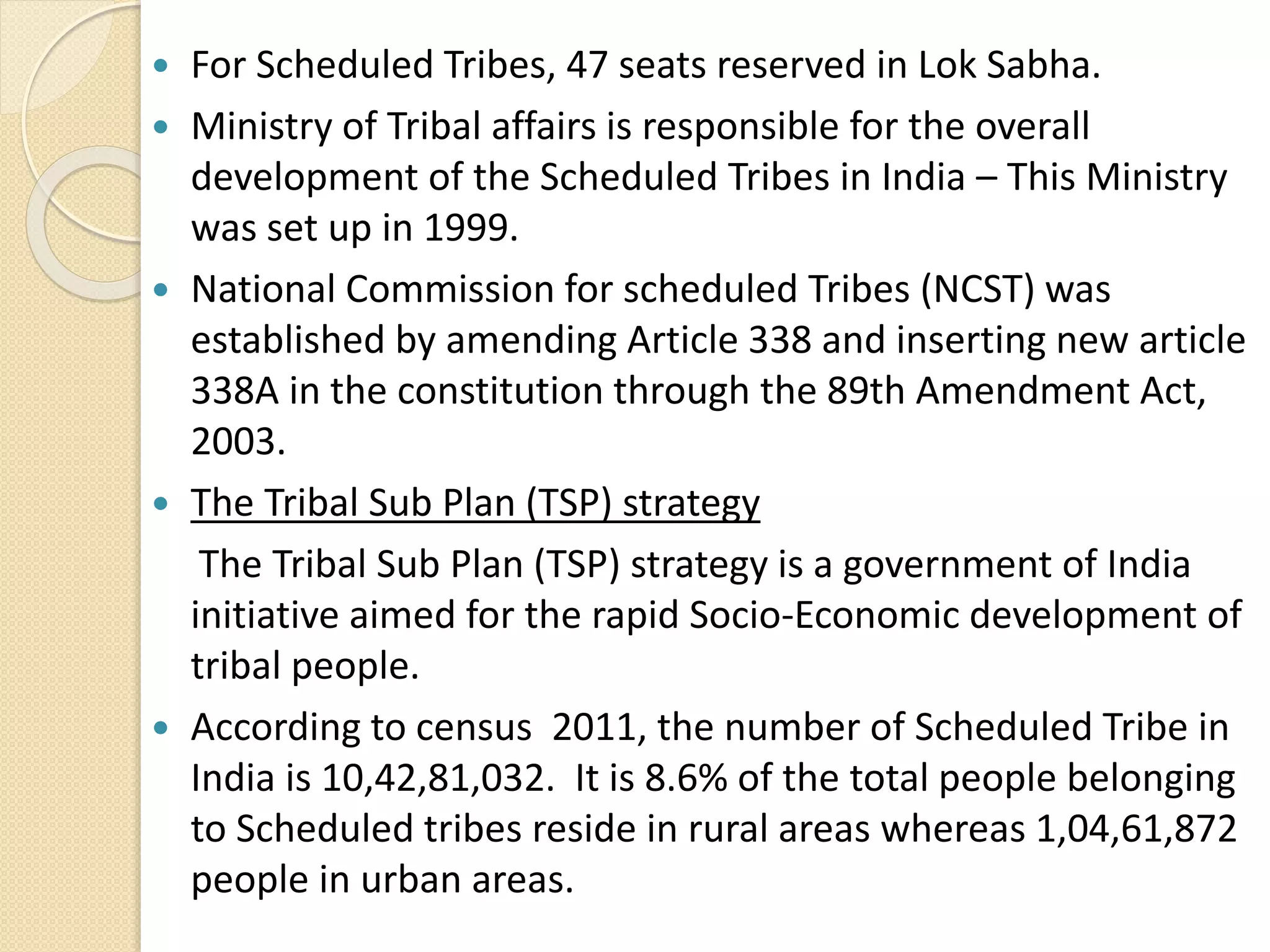 Tribal population of india | PPT