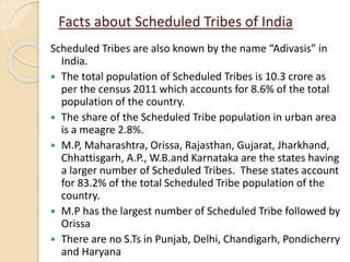 Tribal population of india | PPT