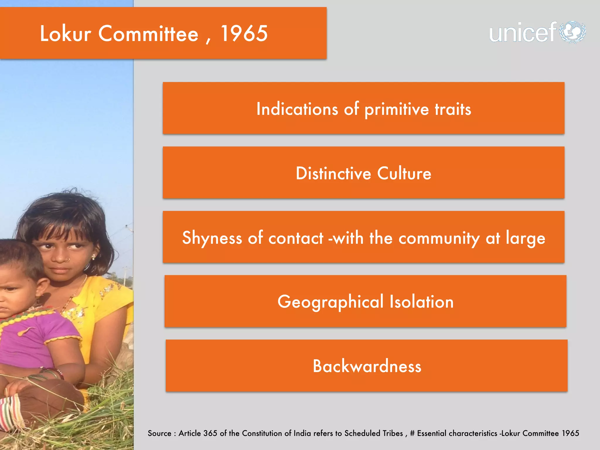 Round table on Tribal programming for UNICEF India country porgramme | PPT