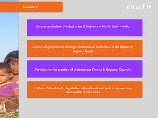 Round table on Tribal programming for UNICEF India country porgramme | PPT